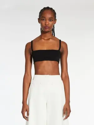 Max Mara Ribbed Knit Camisole Top