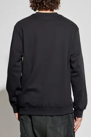 Versace Logo Printed Crewneck Sweatshirt