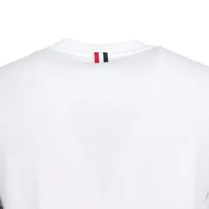 Thom Browne Jersey 4-bar Short Sleeve T-shirt - White