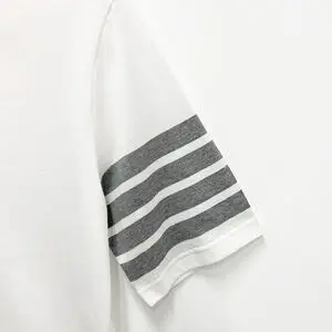 Thom Browne Jersey 4-bar Short Sleeve T-shirt - White