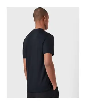 Giorgio Armani Navy Blue Short-sleeved T-shirt
