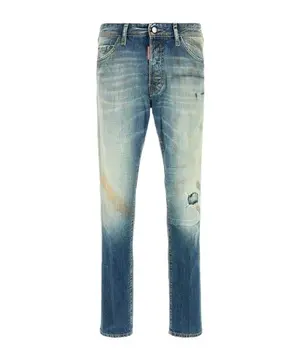 Dsquared2 Faded Patchwork Jeans - Green