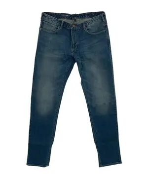 Emporio Armani Logo Jeans - Blue