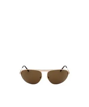 TOM FORD Slim Oval-frame Sunglasses - Green