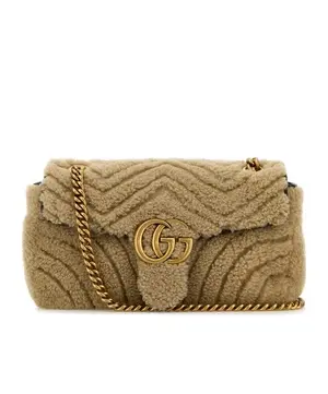 Gucci Gg Marmont 2.0 Chain Shoulder Bag - Green