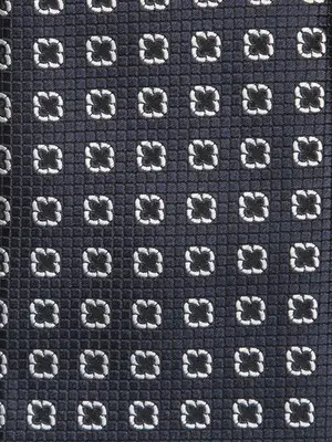 Zegna Embroidered Neck Tie
