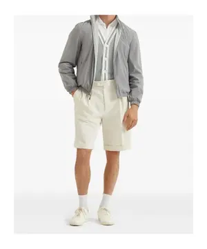 Brunello Cucinelli Cotton Cardigan With Ribbed Details