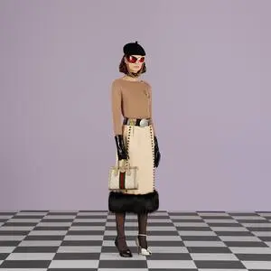 Gucci Ophidia Tote Bag - Nude