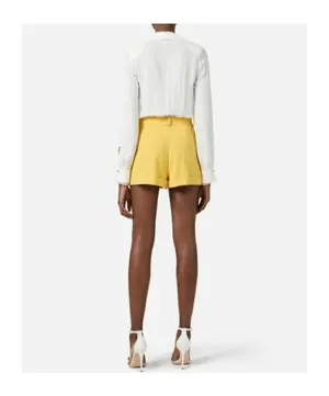 Elisabetta Franchi Lightweight Crêpe Shorts - Sun