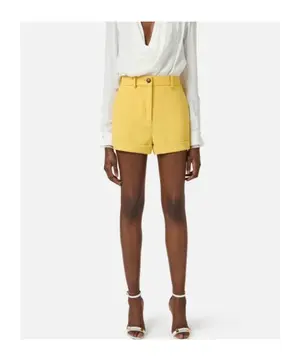 Elisabetta Franchi Lightweight Crêpe Shorts - Sun