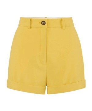 Elisabetta Franchi Lightweight Crêpe Shorts - Sun