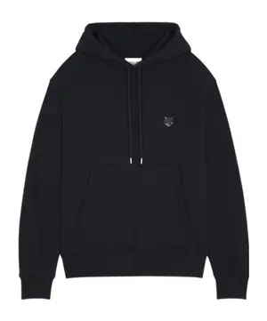 Maison Kitsuné Bold Fox Head Patch Hoodie - Black