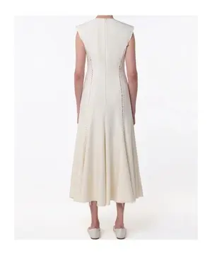 Gabriela Hearst Sleeveless Flared Hem Dress