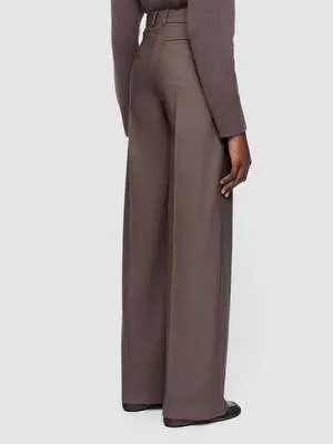 JOSEPH High Waist Wide Leg Casual Pants