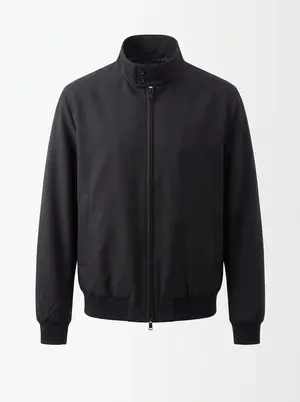 Gucci Zip-up Jacket With Button Collar