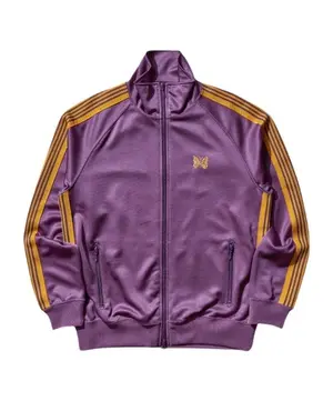 Needles Long-sleeved Jacket With Zip Front And Logo Detail - Purple