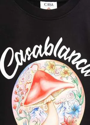 Casablanca Graphic Printed Crewneck T-shirt