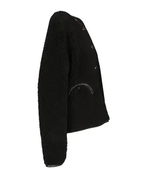 BLAZÉ MILANO Reversible Shearling Bolero Jacket - Brown