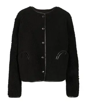 BLAZÉ MILANO Blaze Milano Reversible Shearling Bolero Jacket