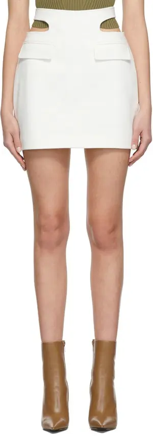 DION LEE Y-front Mini Skirt