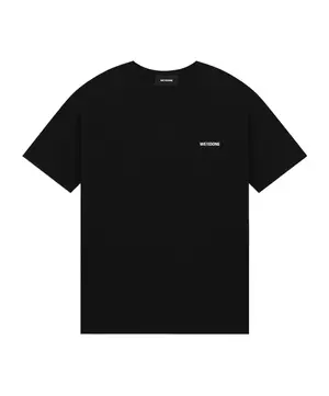 We11Done Logo-print Cotton T-shirt - Black
