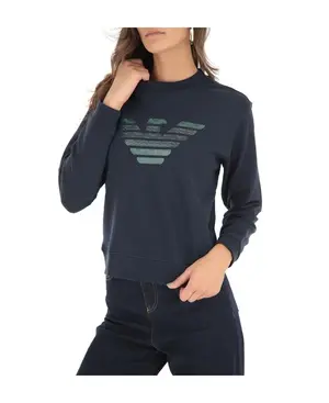 Emporio Armani Logo Printed Hoodie