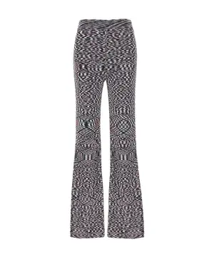 Missoni Space Printed Flared Trousers - Gray