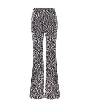 Missoni Space Printed Flared Trousers - Gray