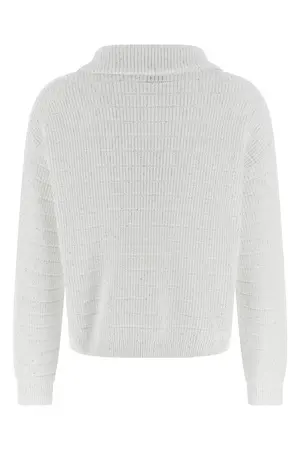 Brunello Cucinelli V-neck Knitted Polo Shirt - No