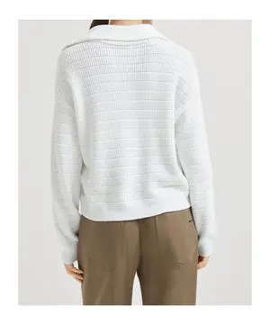 Brunello Cucinelli V-neck Knitted Polo Shirt - No