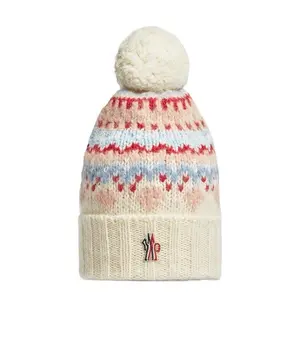 Moncler Wool, Mohair, And Alpaca Blend Beanie - Color
