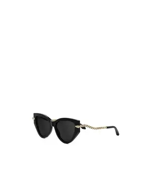 BVLGARI Cat Eye Sunglasses - Black
