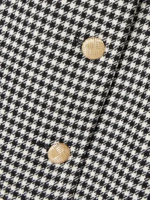 BLAZÉ MILANO Houndstooth Jacket - Black