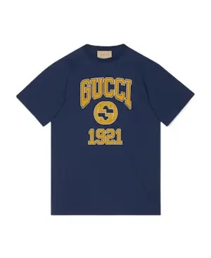 Gucci Printed Jersey T-shirt - Black