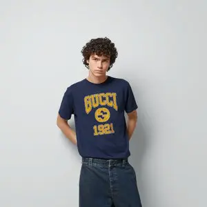 Gucci Printed Jersey T-shirt - Black