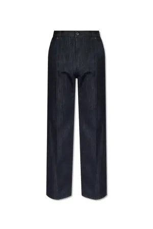 Dolce & Gabbana Logo Plaque Straight-leg Jeans