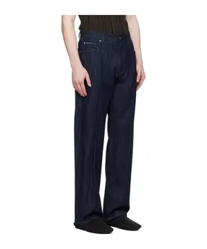 Dolce & Gabbana Logo Plaque Straight-leg Jeans