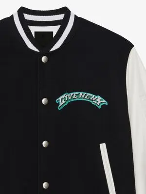 Givenchy Logo Patch Varsity Jacket