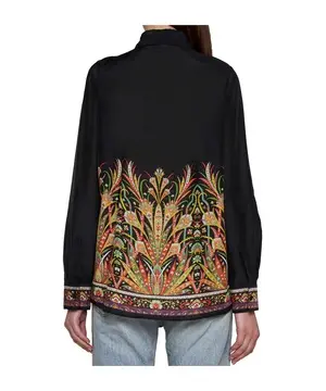Etro Paisley Print Long Sleeve Shirt
