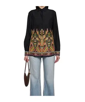 Etro Paisley Print Long Sleeve Shirt