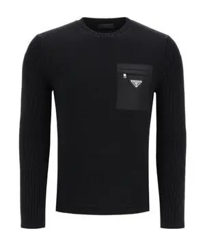 Prada Pocket Sweaters For Men