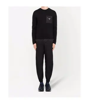 Prada Logo Pocket Knitted Jumper