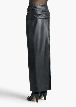 Khaite Pleated Detail Skirt