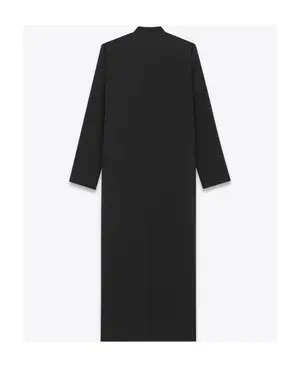 Saint Laurent Kaftan In Wool And Mohair