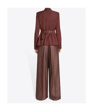 Dries Van Noten Striped Wool Blazer