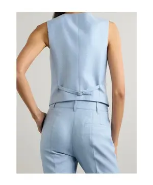 Gabriela Hearst Coleridge Vest - Blue