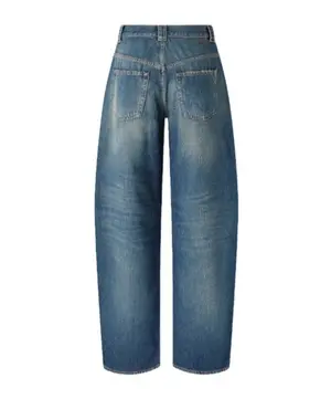 Pinko Wide Leg Distressed Jeans