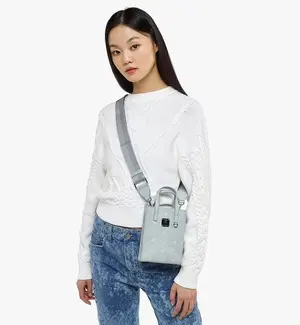 Mcm Aren Visetos Shoulder Bag