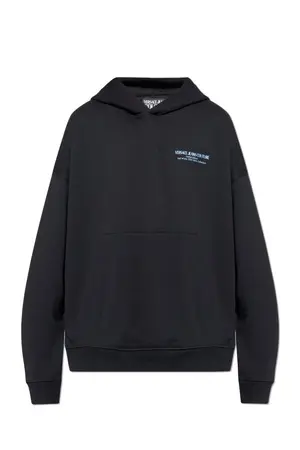Versace Logo Printed Hoodie