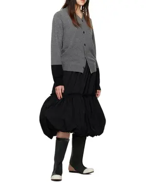 Comme Des Garçons Long Sleeve Button-down Cardigan
